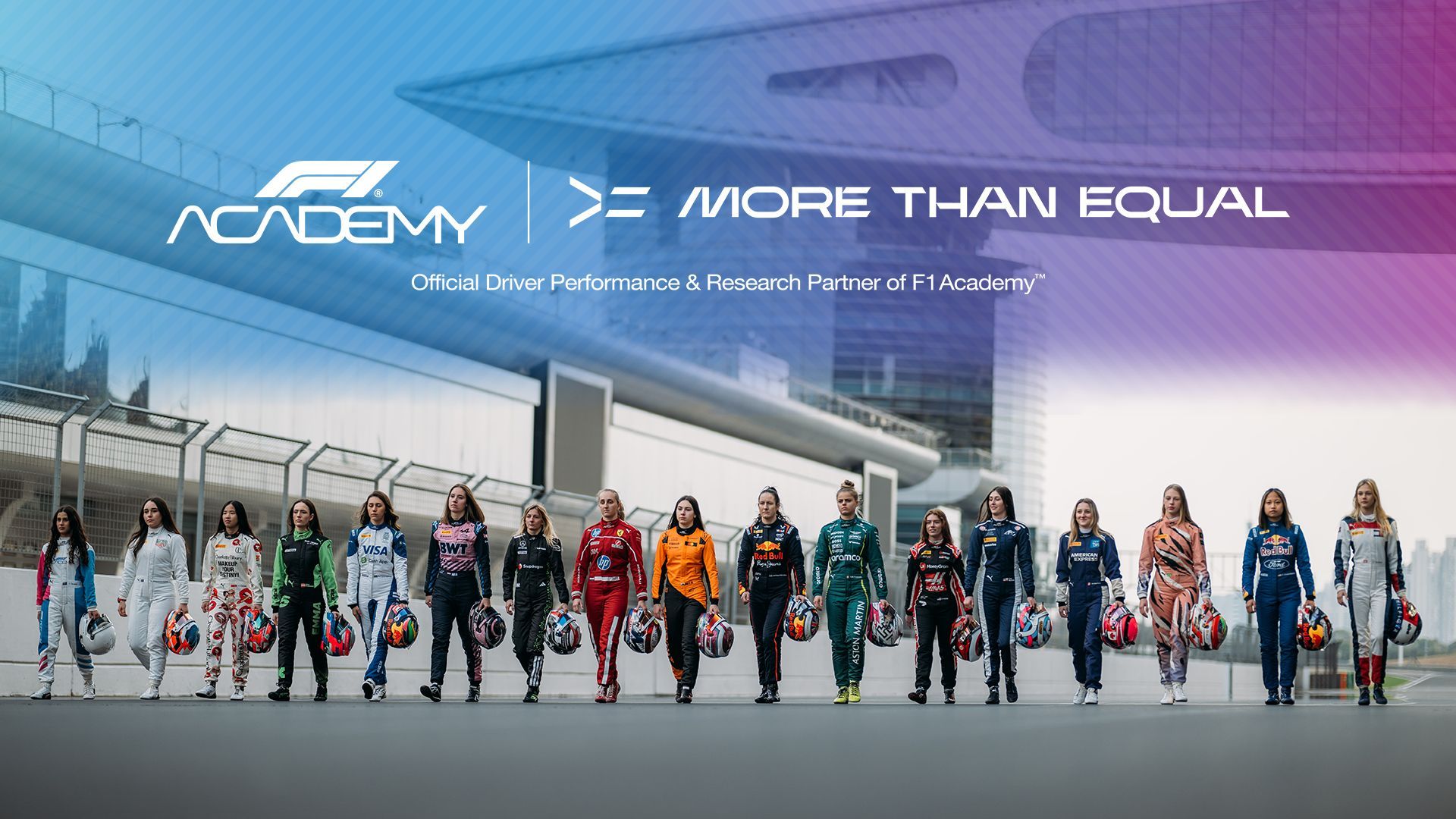 More than Equal Becomes Official Driver Performance & Research Partner of F1 ACADEMY
