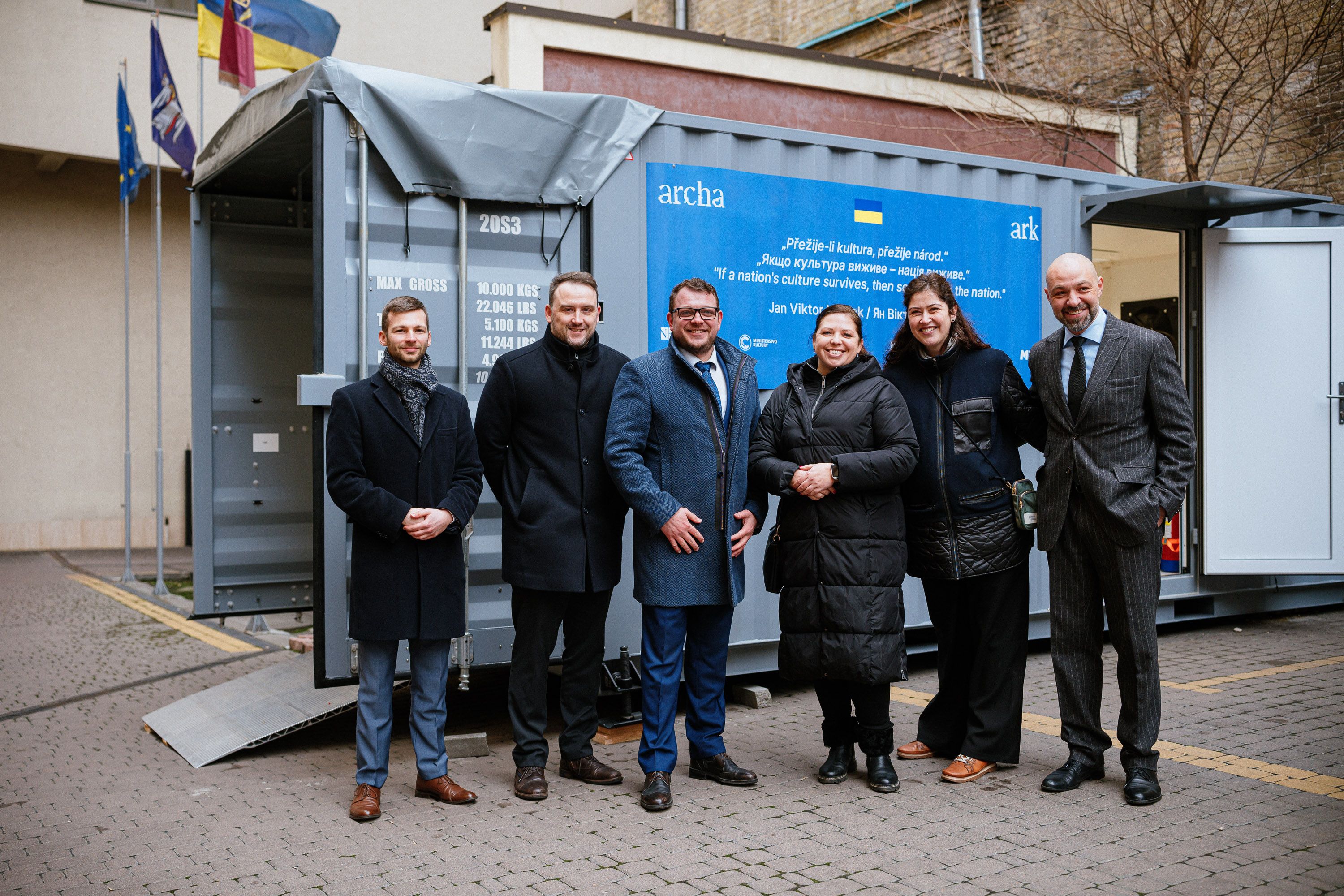 Ark I Mobile Safeguard Unit Arrives in Kyiv Ready to Defend Ukraine’s Cultural Heritage